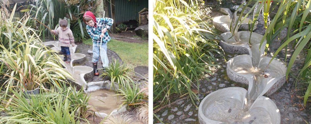 Flowform in our garden | Pathways Kindergarten